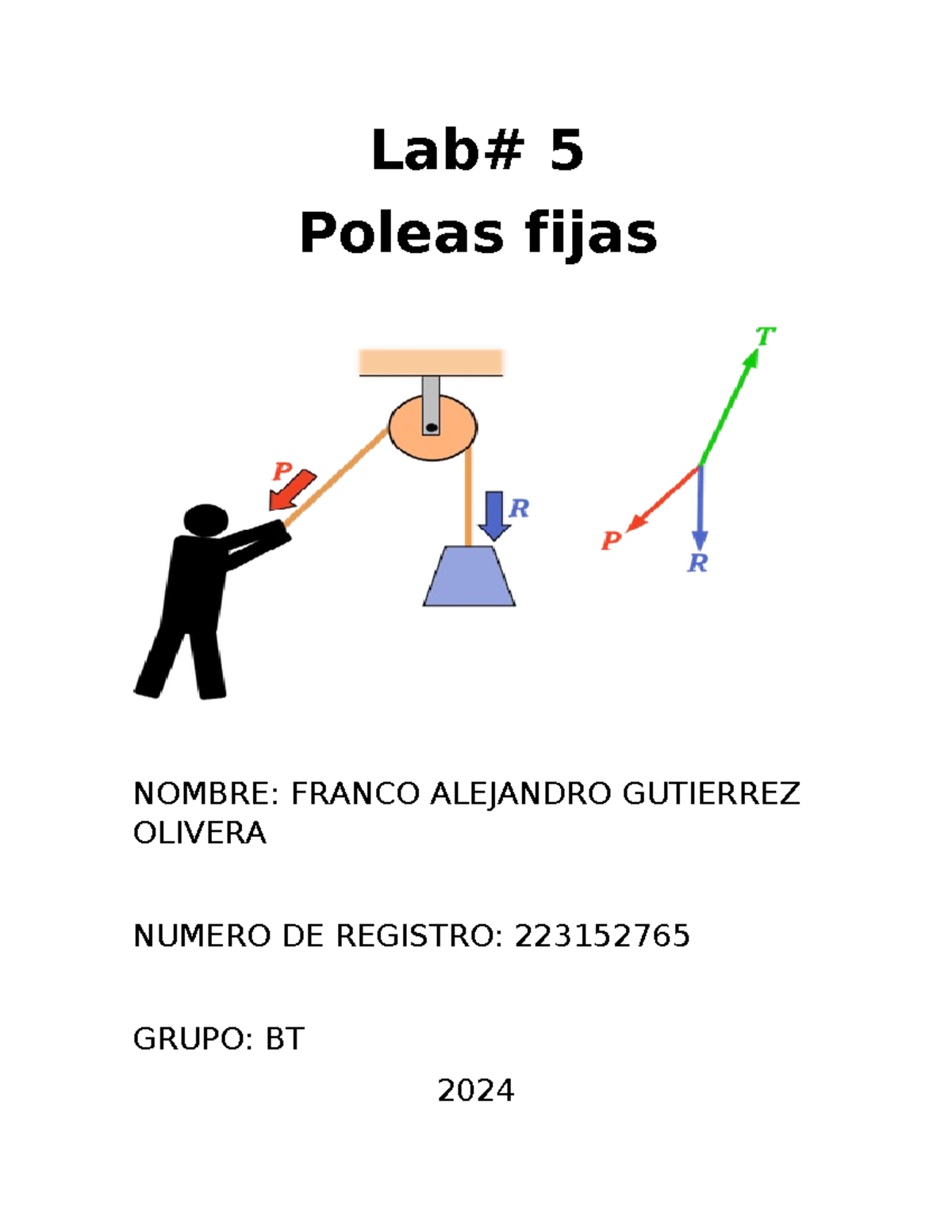 Caratula de lab multiple - Laboratorio Electronico I - NOMBRE: FRANCO ...