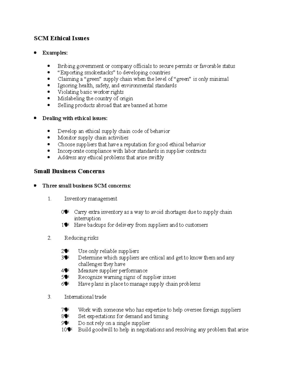 Operations Management 19 - SCM Ethical Issues Examples: Bribing ...