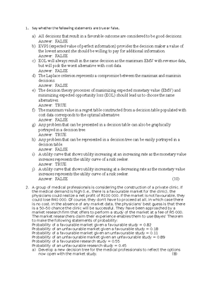 MEMO Practical 4 - Project management - CMPG322 Practical 4 MEMO a) b) A-C-F c) Project ...