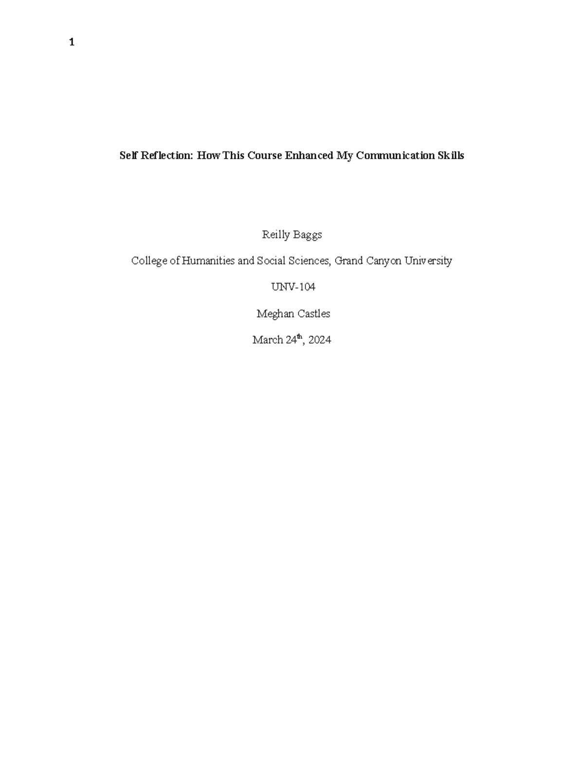 Self reflection essay - Final assignment of online course - Self ...