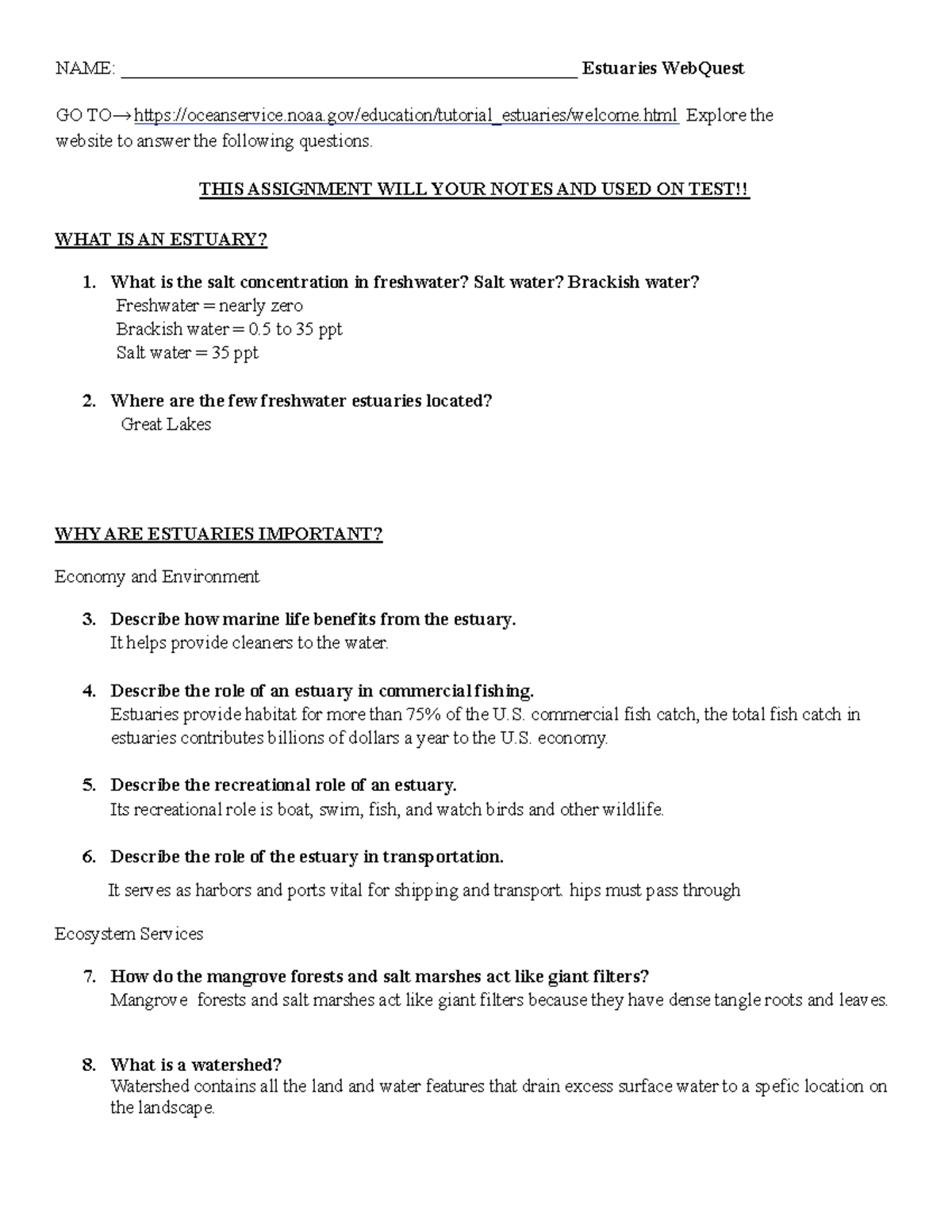 Wequest - Aquatic - NAME ...