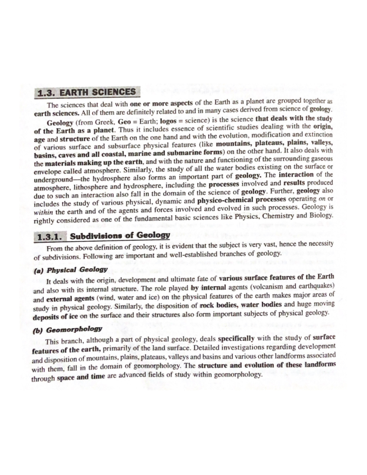 Geology and its Perspective - Bsc Geology - Studocu