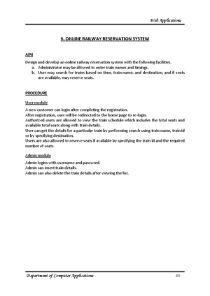 Jsp practical 1 - JSP basic programs - 1. PERSONAL DETAILS AIM Create ...