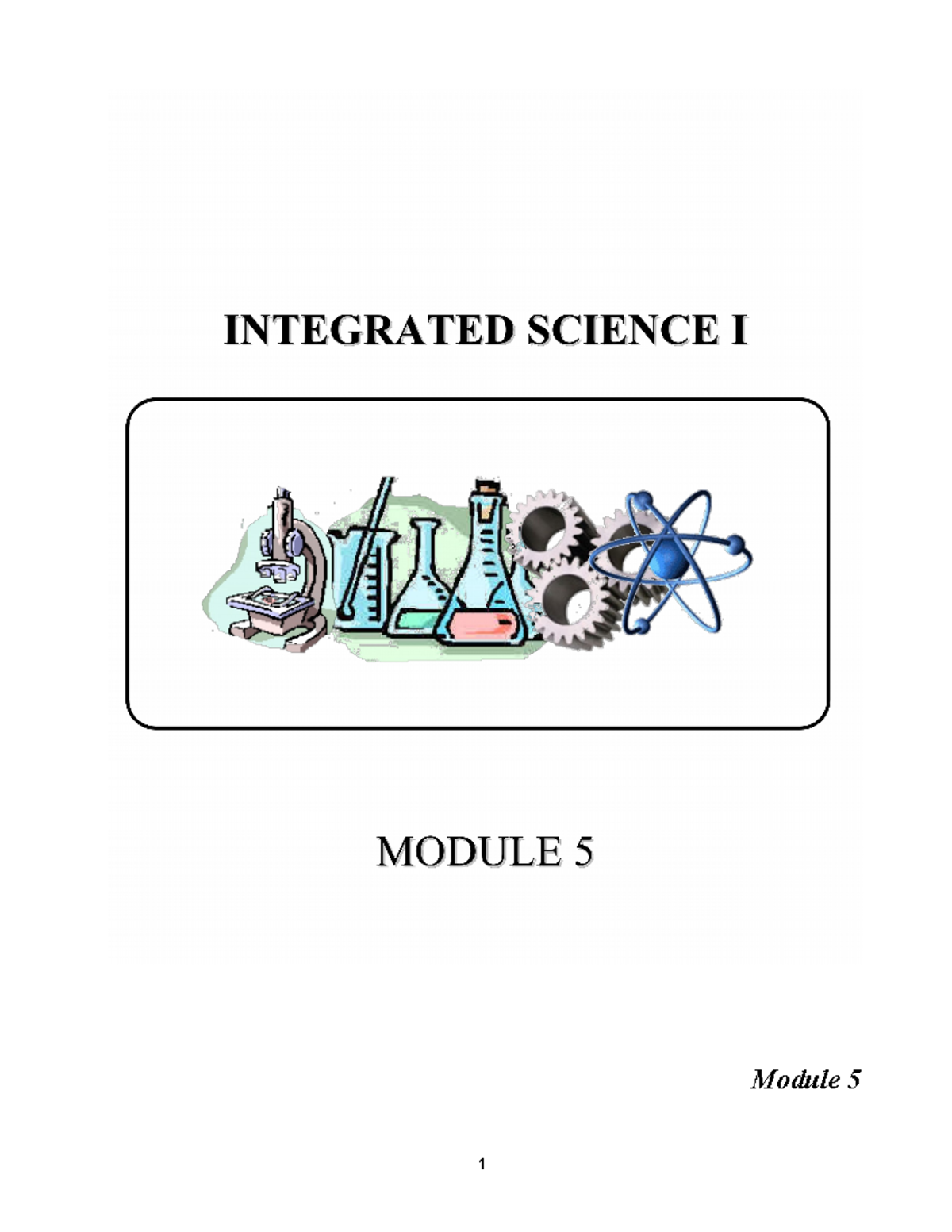 Summary POST TEST - Matter Around Me - Module Matter Around Me What ...