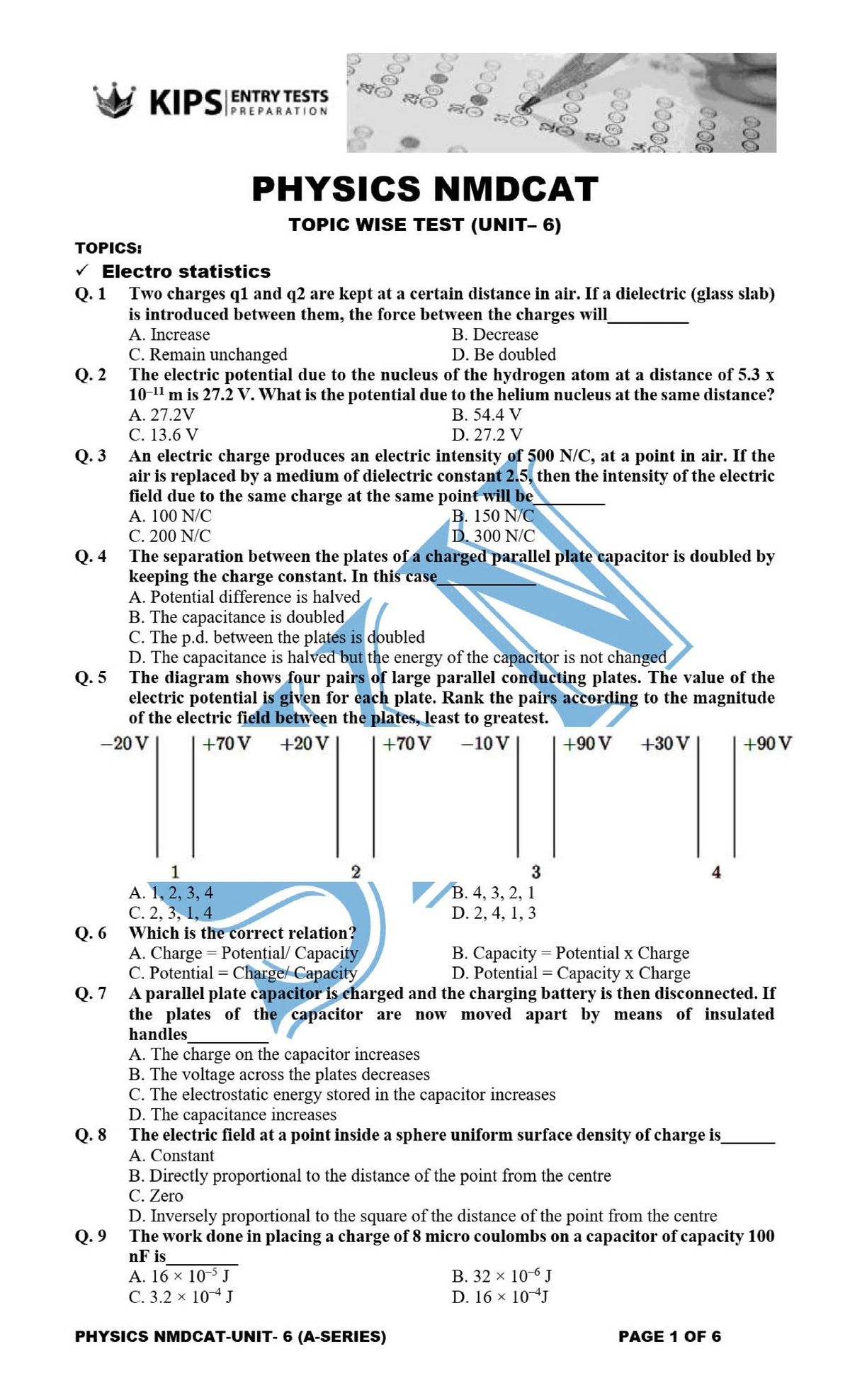 KIPS CTS 2021 Physics UNIT 6 - Geo Physics Theory - Studocu