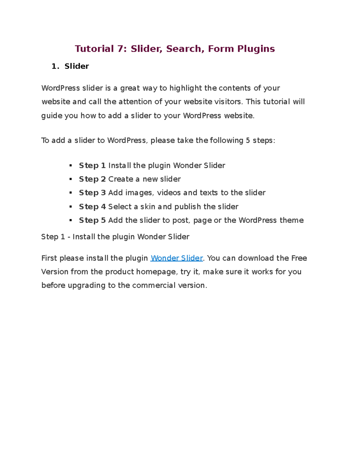 Tutorial-7 - hope it helps