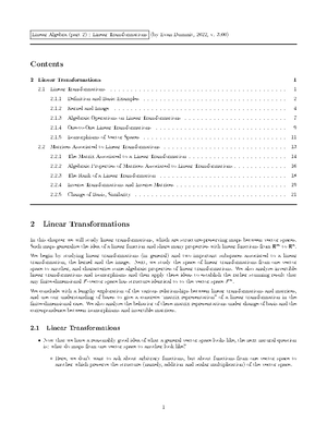 Linear transformation and matrices - In linear algebra this means ...