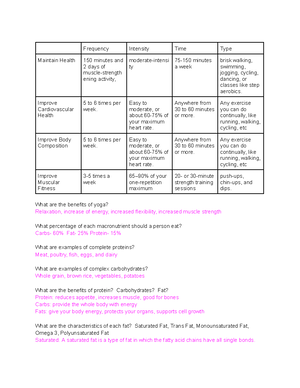 CA2 FERP - Culinary final exam review packet (FERP) - Final Exam Review ...