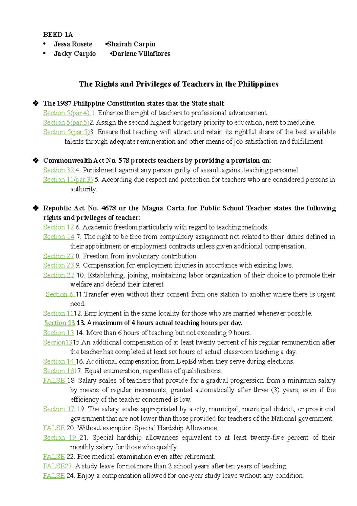 Profed 102 - Education - BEED 1A Jessa Rosete •Shairah Carpio Jacky Carpio •Darlene Villaflores ...