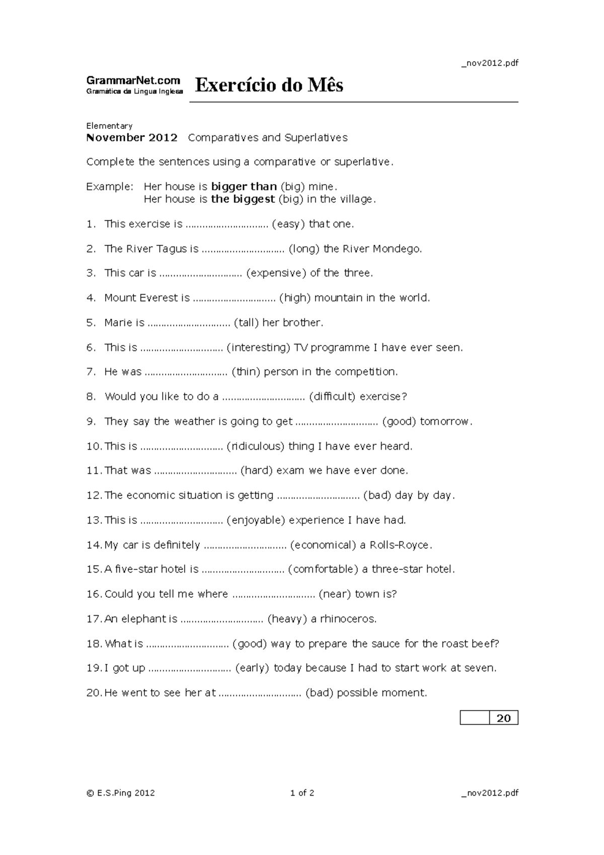 Ingles sistemas - TAREAS - _nov2012 GrammarNet Gramática da Língua ...