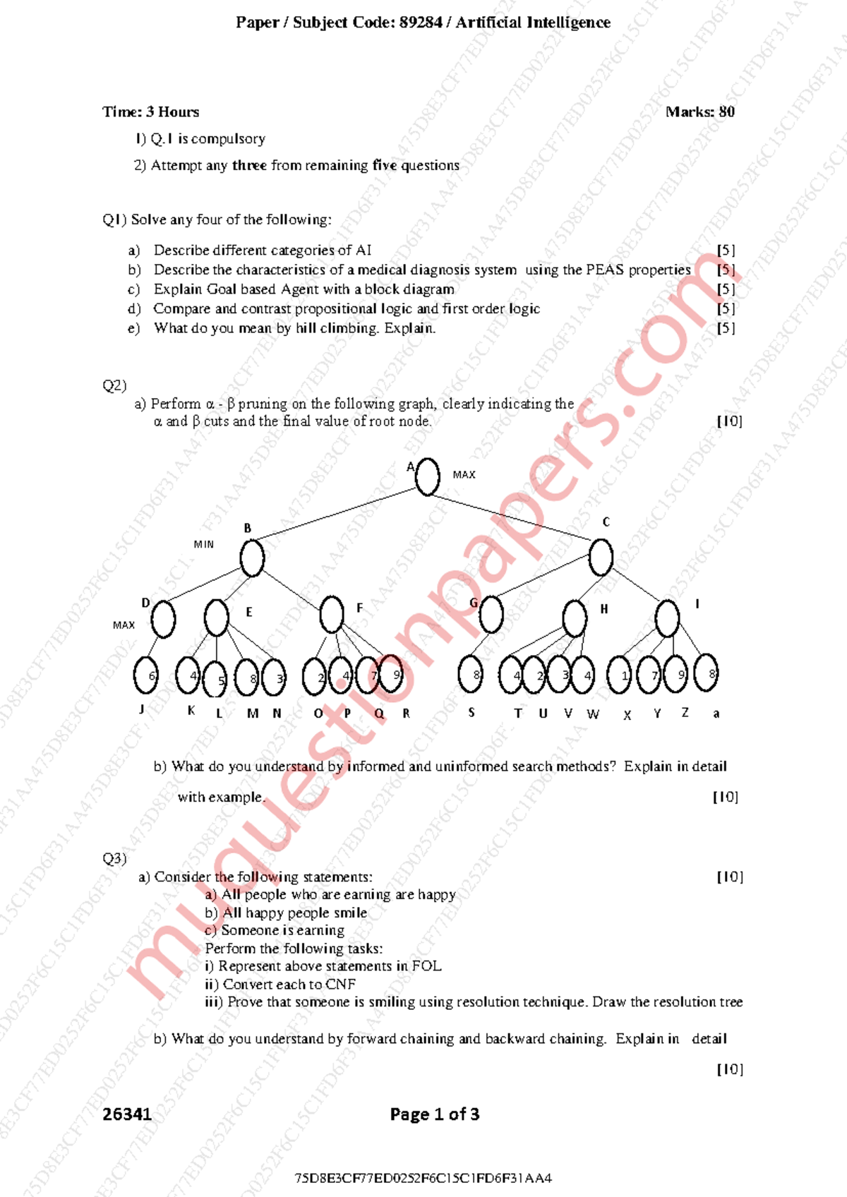 Be computer-engineering semester-6 2023 may artificial-intelligencerev-2019-c-scheme - 26341 ...