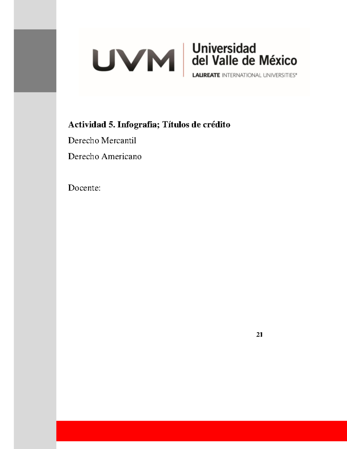 INFOGRAFIA DE LOS TIPOS DE TITULOS DE CREDITOS - derecho mercantil - UVM - Studocu