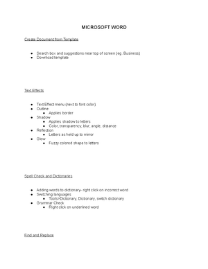 Computer Applications Notes 10 Microsoft Excel Part 1 - MICROSOFT EXCEL ...