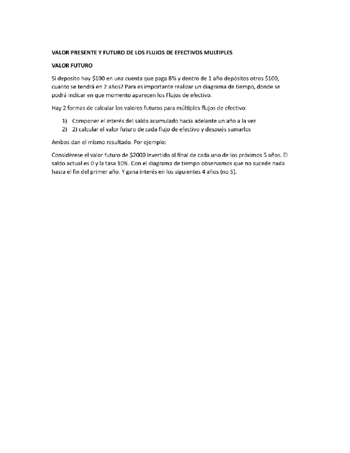Resumen-valor-presente - GESTIÓN FINANCIERA / FINANCIAL MANAGEMENT ...