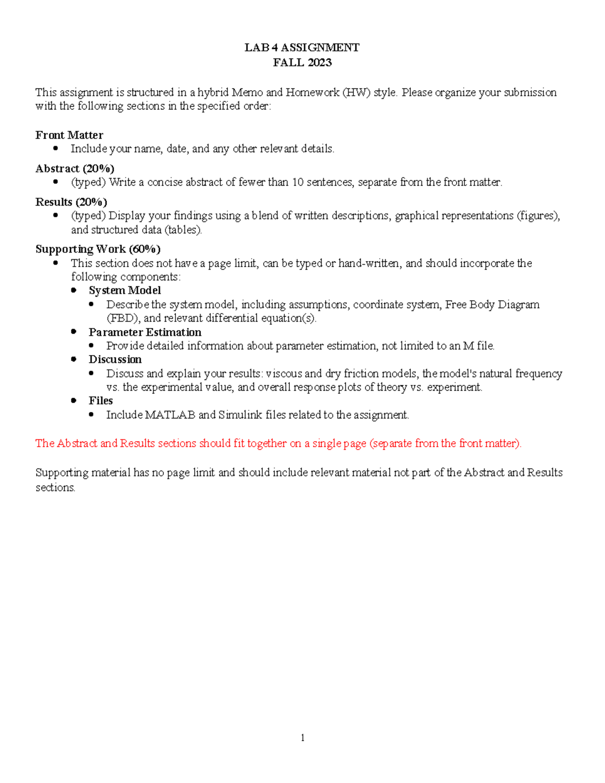 402 FA23 Lab4 assignment 10 12 23 - LAB 4 ASSIGNMENT FALL 2023 This assignment is structured in ...