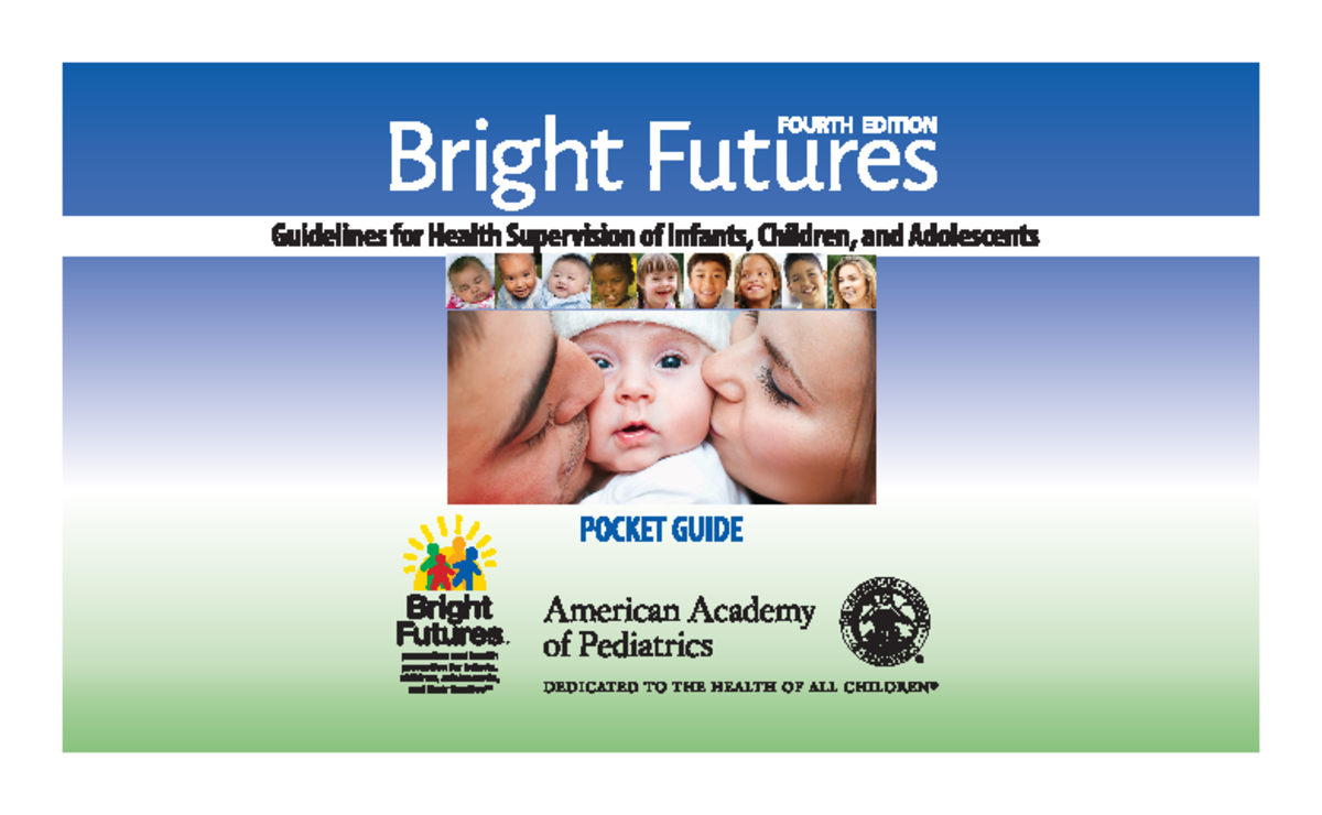 NR 602 Pediatric Pocketguide - TM POCKET GUIDE Bright Futures FOURTH ...