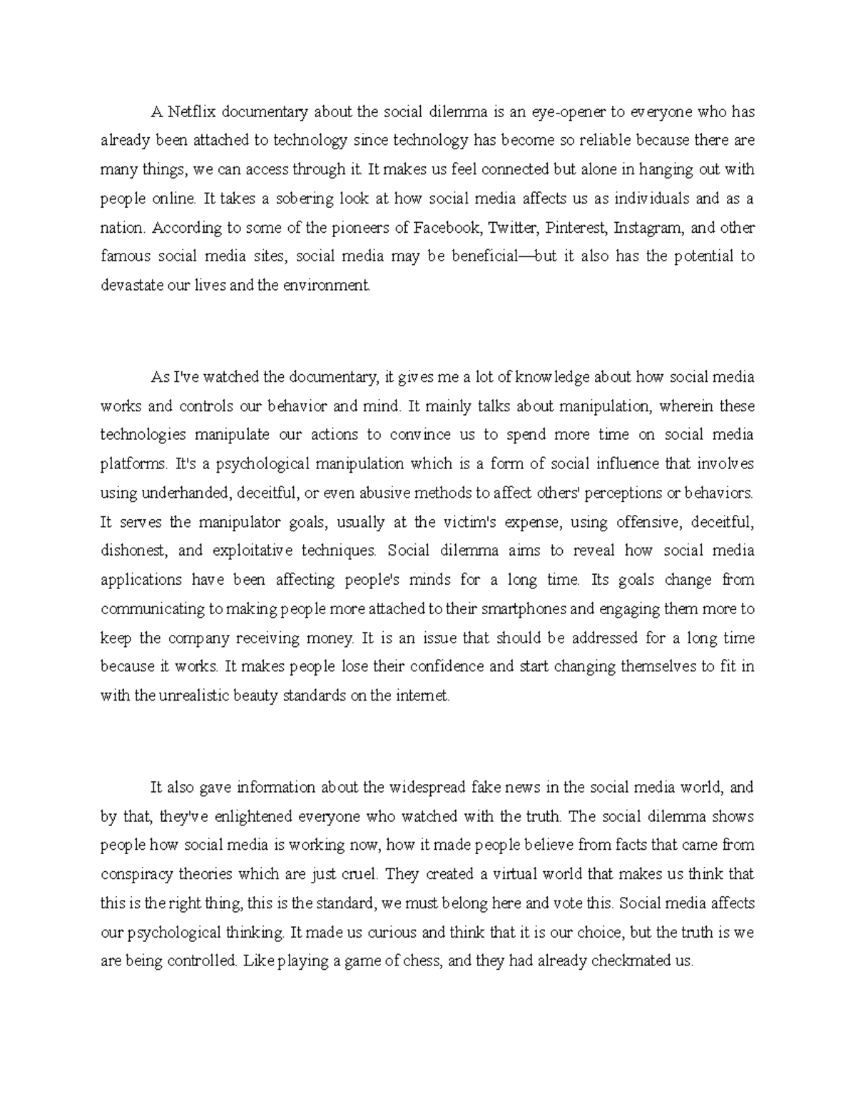 Social Dilemma - A Netflix documentary about the social dilemma is an ...