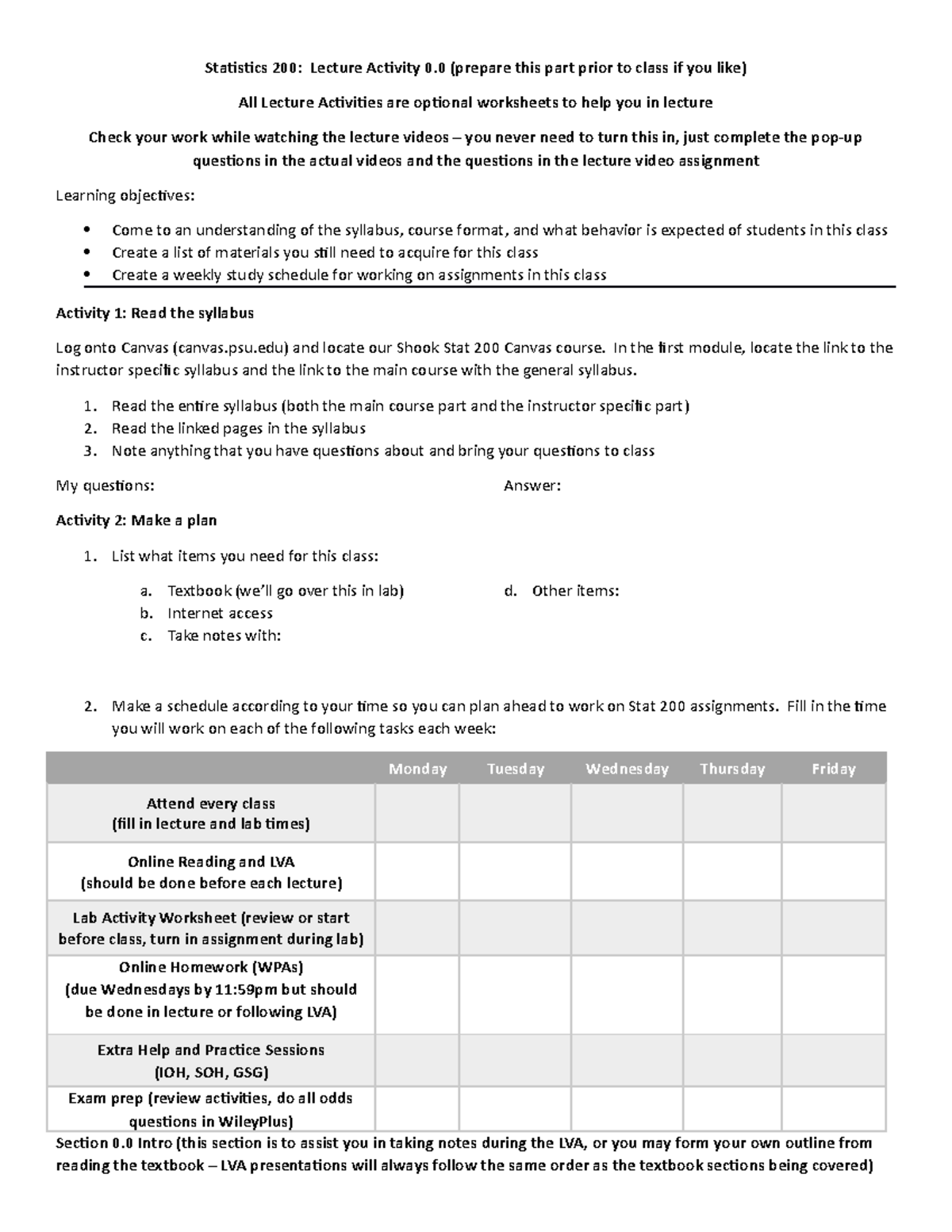 Lecture Activity 0 - agbm - Statistics 200: Lecture Activity 0 (prepare ...