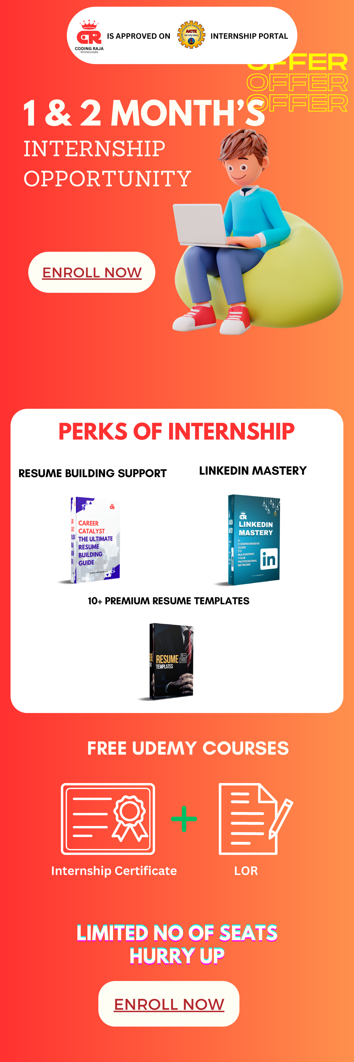 Coding RAJA Internship - Industrial Training/ Internship/ Ug Mini-Project/ - OFFER OFFER OFFER 1 ...