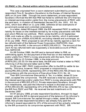 Guide-2 tax guide - CALAMBA STEEL CENTER INC. v. CIR (2005) FACTS ...