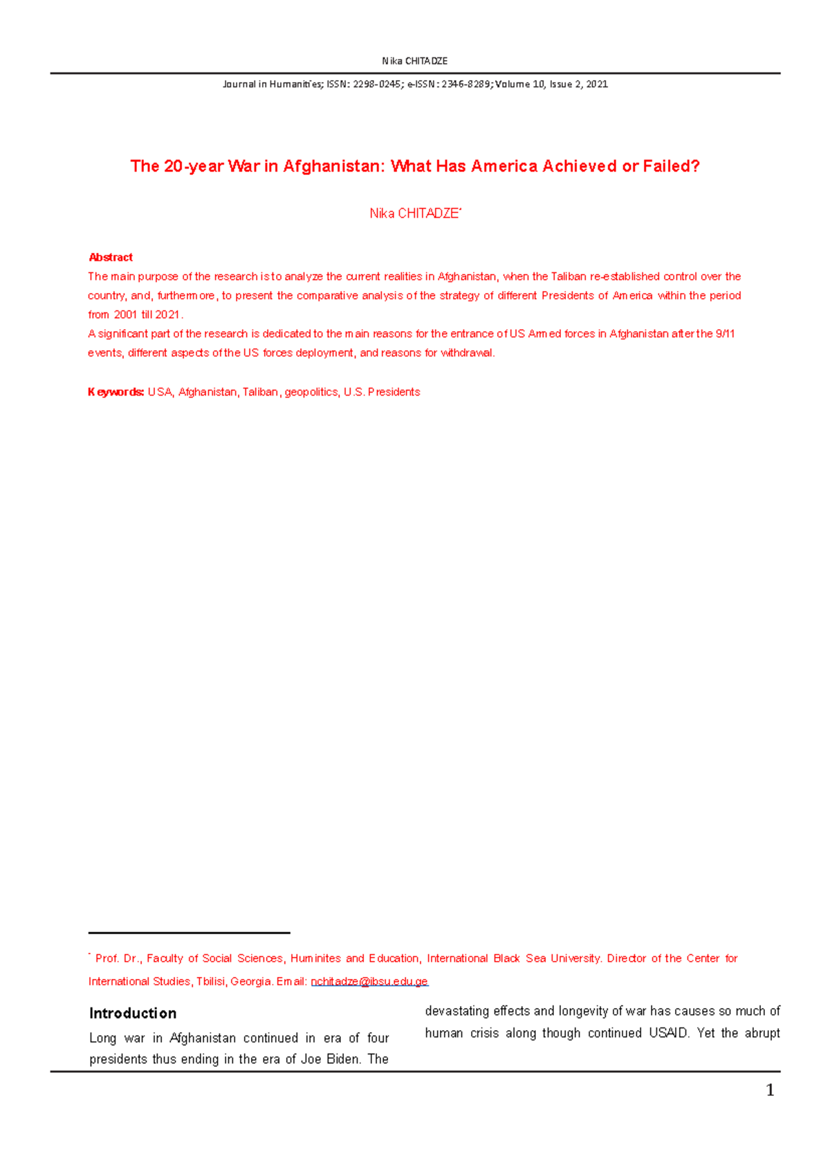 Afghanistan Failure - Management Course to help students understand ...