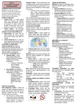 Unit 3 Vocab Chart (1) AP Hug - NAME ___________________ Cultural ...
