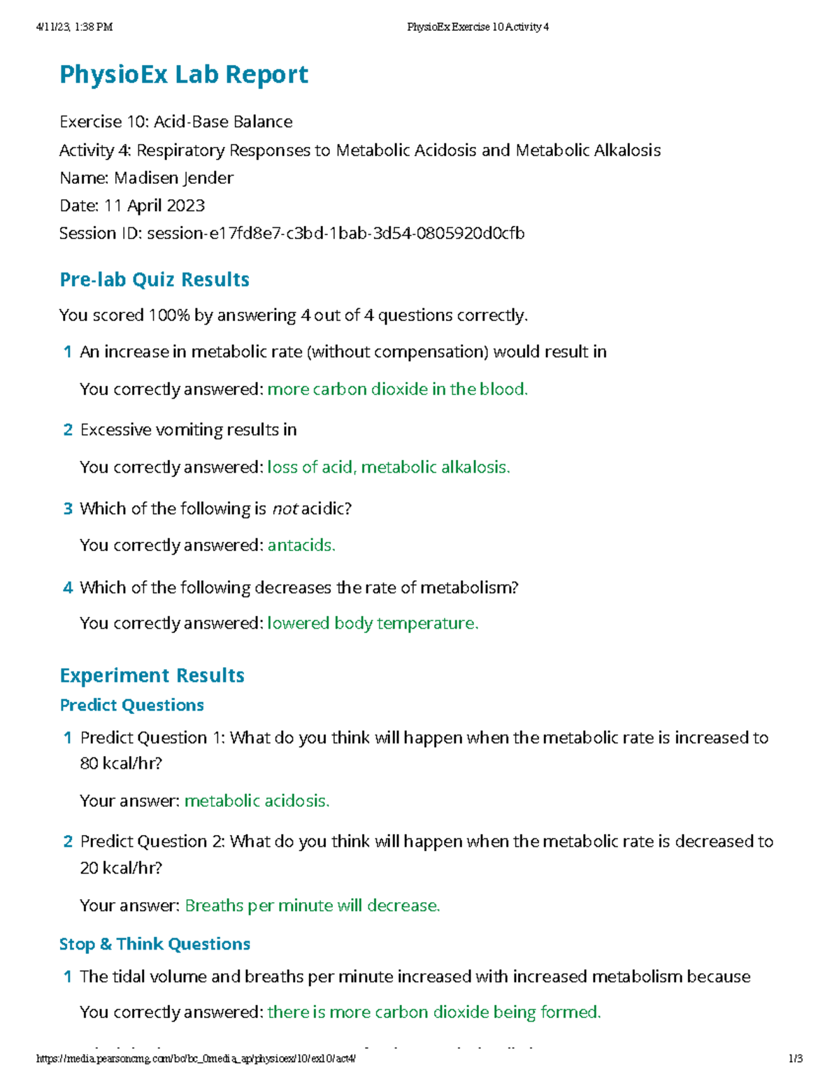Physio Ex Exercise 10 Activity 4 - pearsoncmg/bc/bc_0media_ap/physioex ...