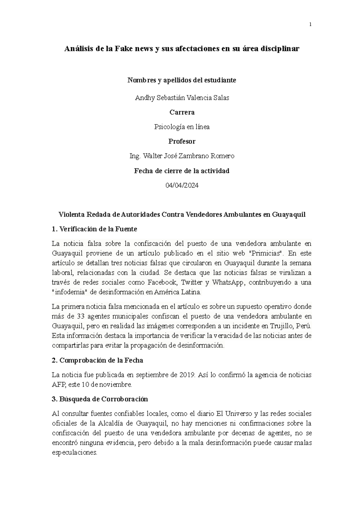 FAKE NEW - te ayuda en tu materia de alfabetizacion informacional - 1 ...
