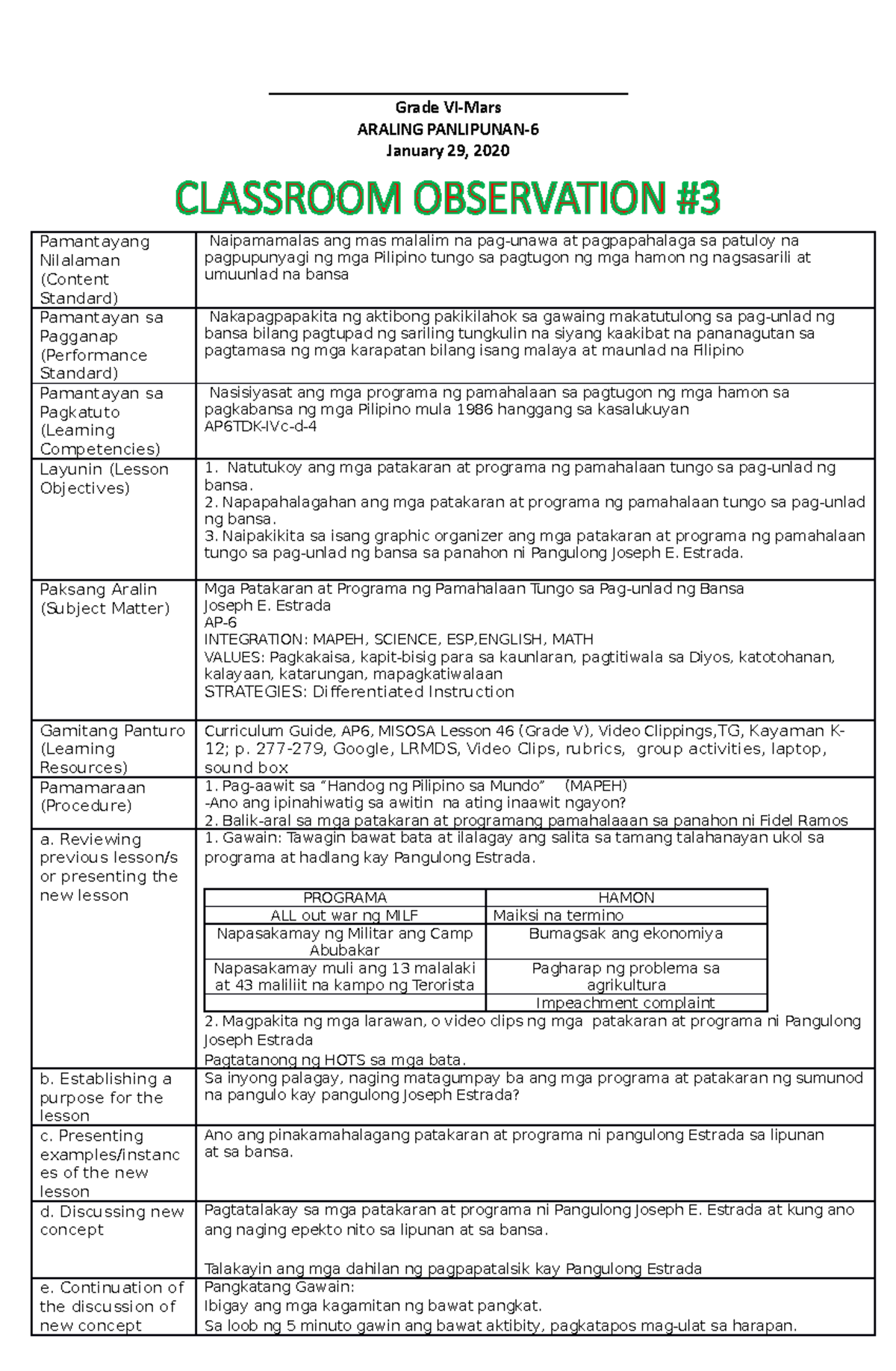 COT 3 DLL TO Share - Lesson ...