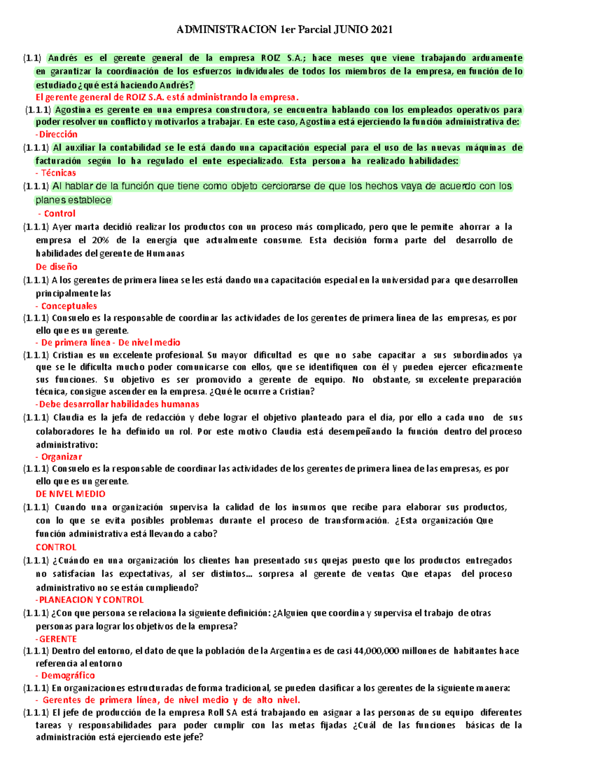 1er parcial adm de la seguridad siglo xxi Junio-21 - ADMINISTRACION 1er Parcial JUNIO 2021 (1 ...
