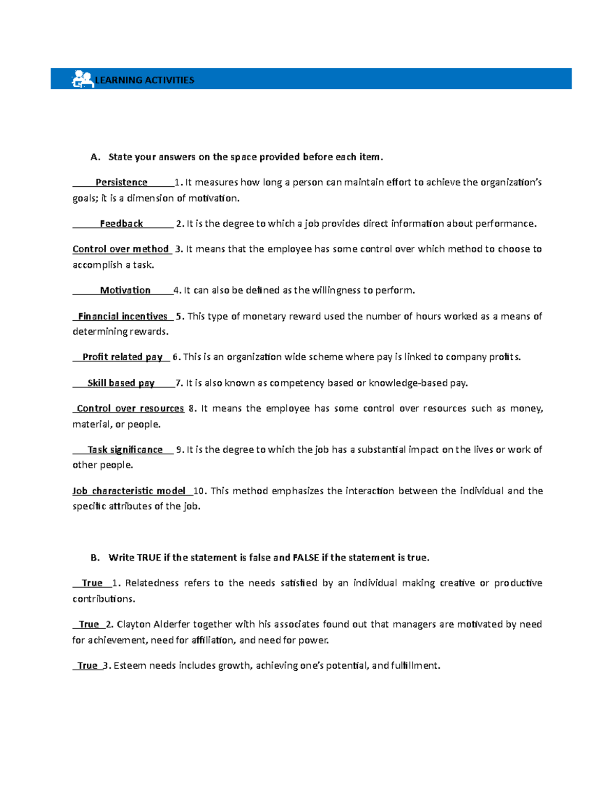 Group 2 2B Activity 5 - Business Administration - PangSU - Studocu