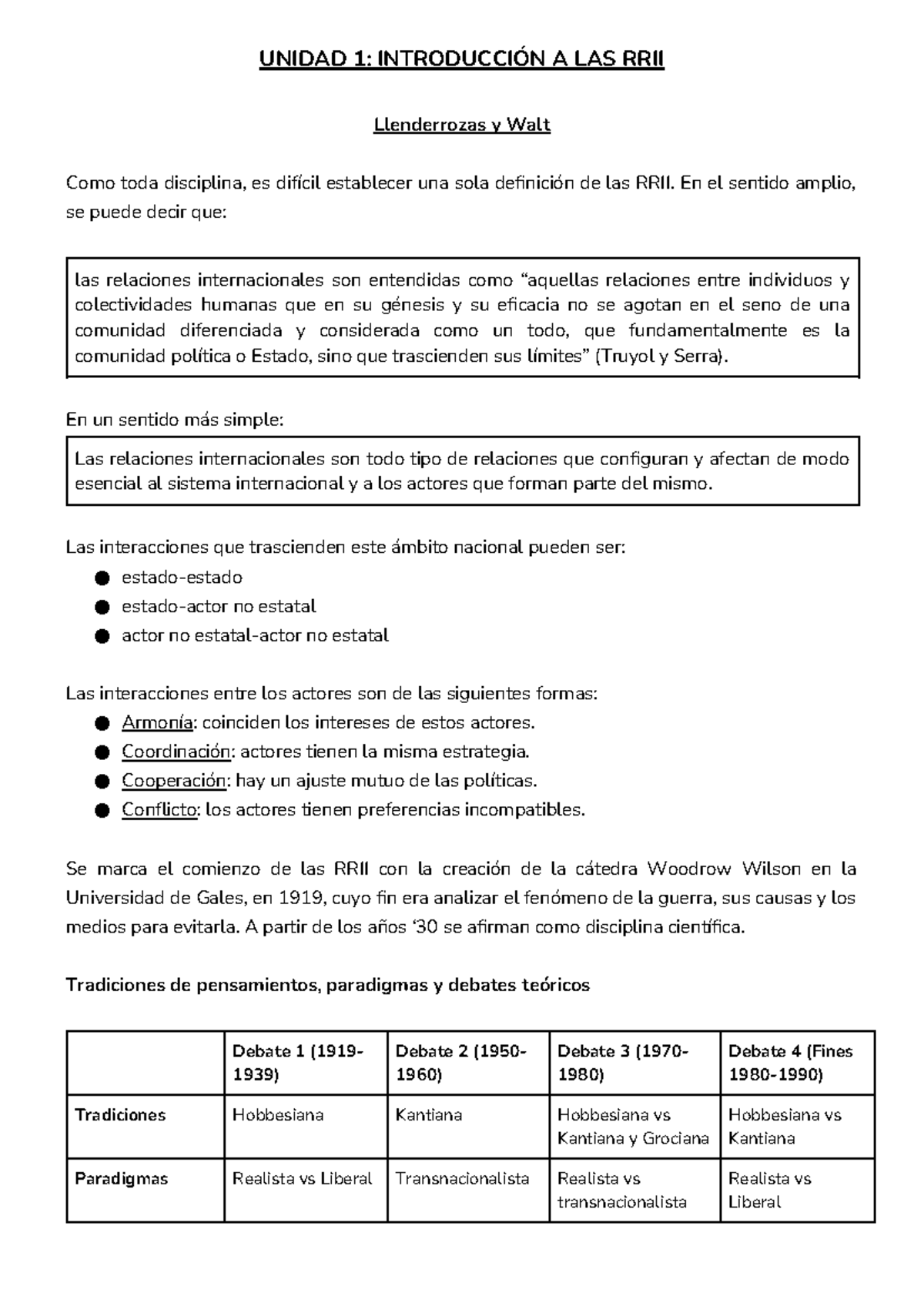 Rrii Resumen U1 Unidad 1 IntroducciÓn A Las Rrii Llenderrozas Y