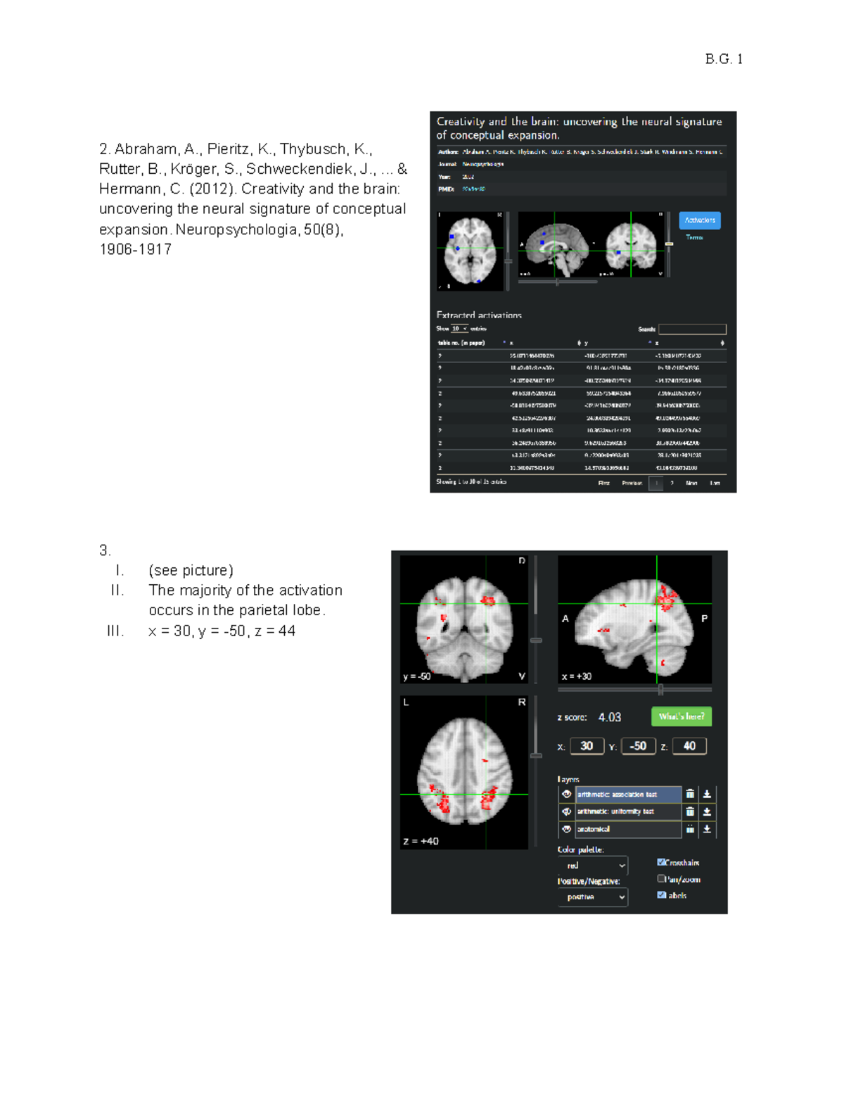 COGS 105 Lab Report 5 - B. 1 Abraham, A., Pieritz, K., Thybusch, K ...