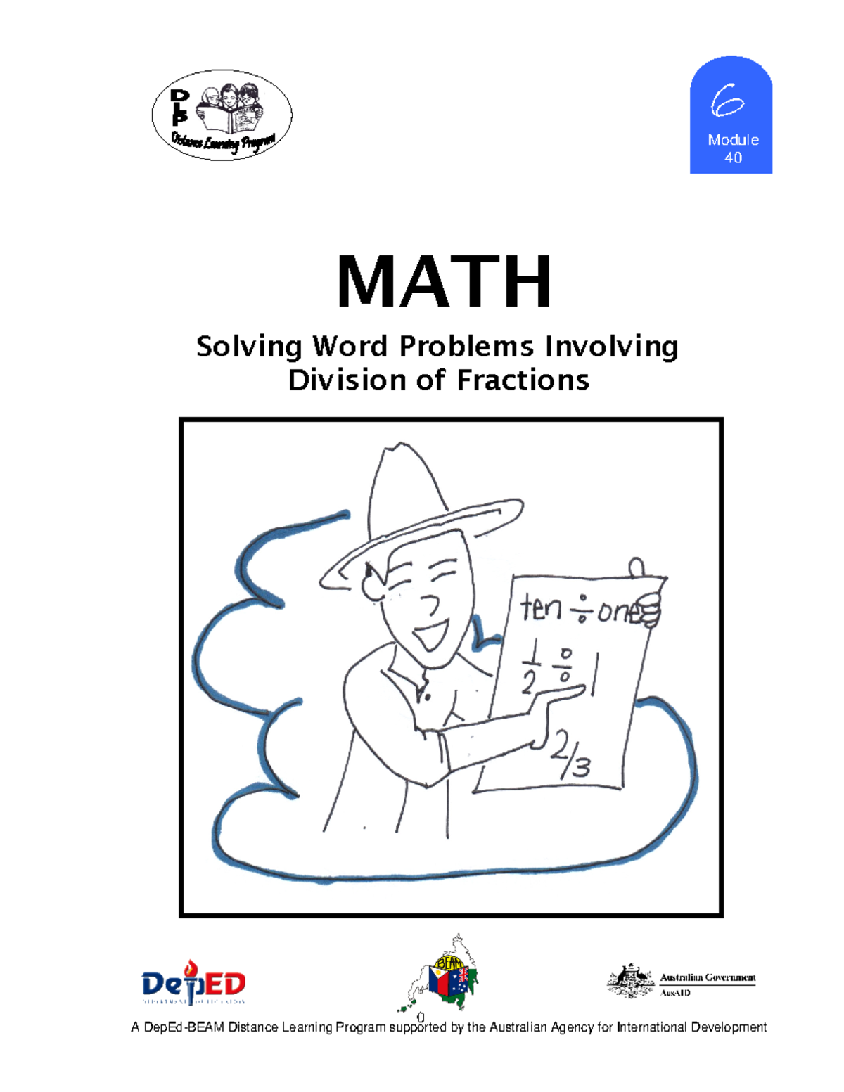 Math 6 DLP 40 - Solving word problems involving division of fractions ...