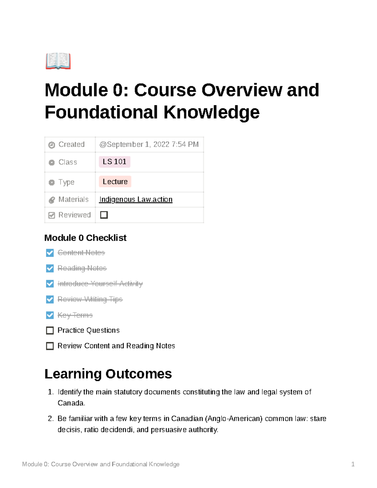 Module 0 Course Overview and Foundational Knowledge - Ä Module 0 ...