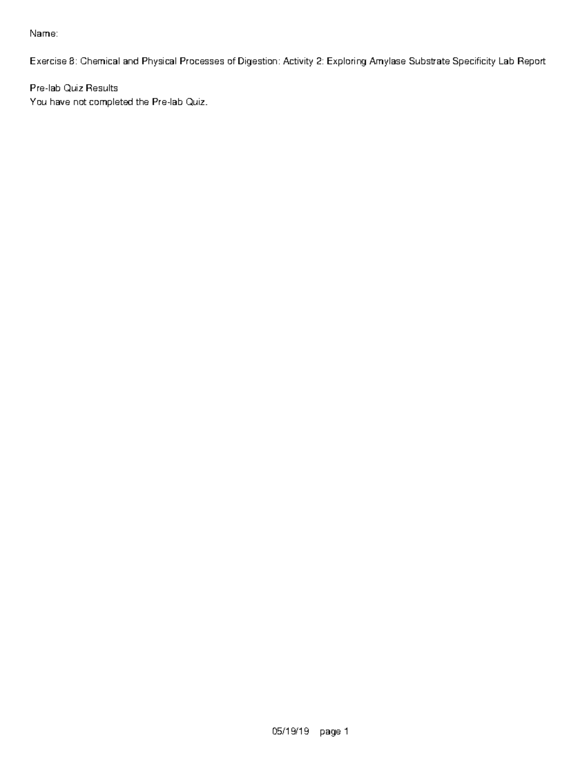 PEX-08-02 - answers - Name: Exercise 8: Chemical and Physical Processes ...