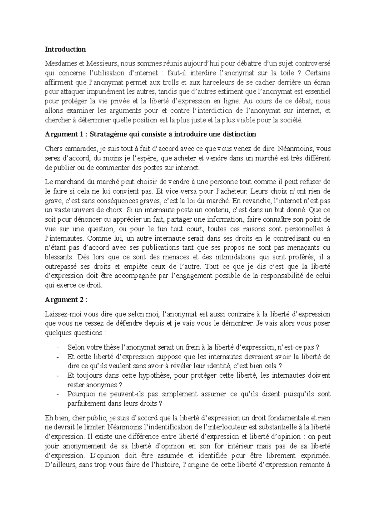 Stratagème - Introduction Mesdames et Messieurs, nous sommes réunis ...