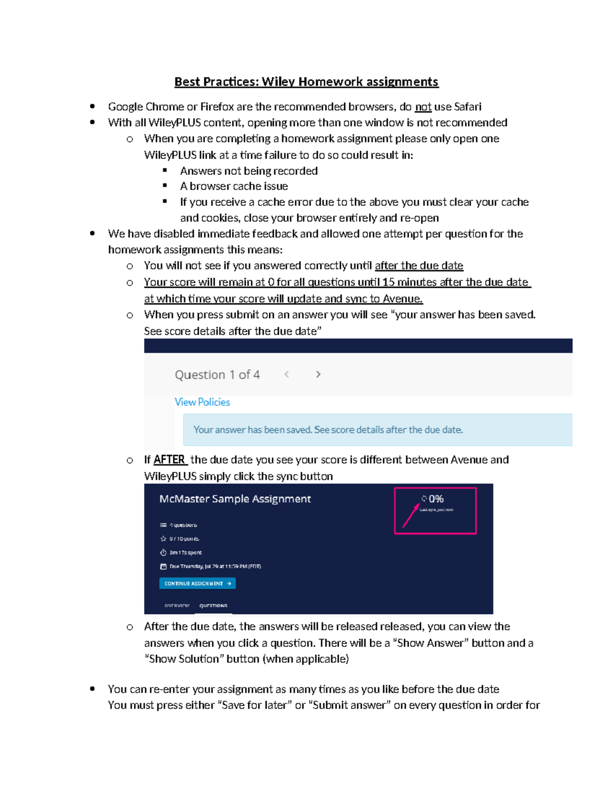 Best Practices homework assignments COMM2AB3 2021 (2) - Best Practices ...