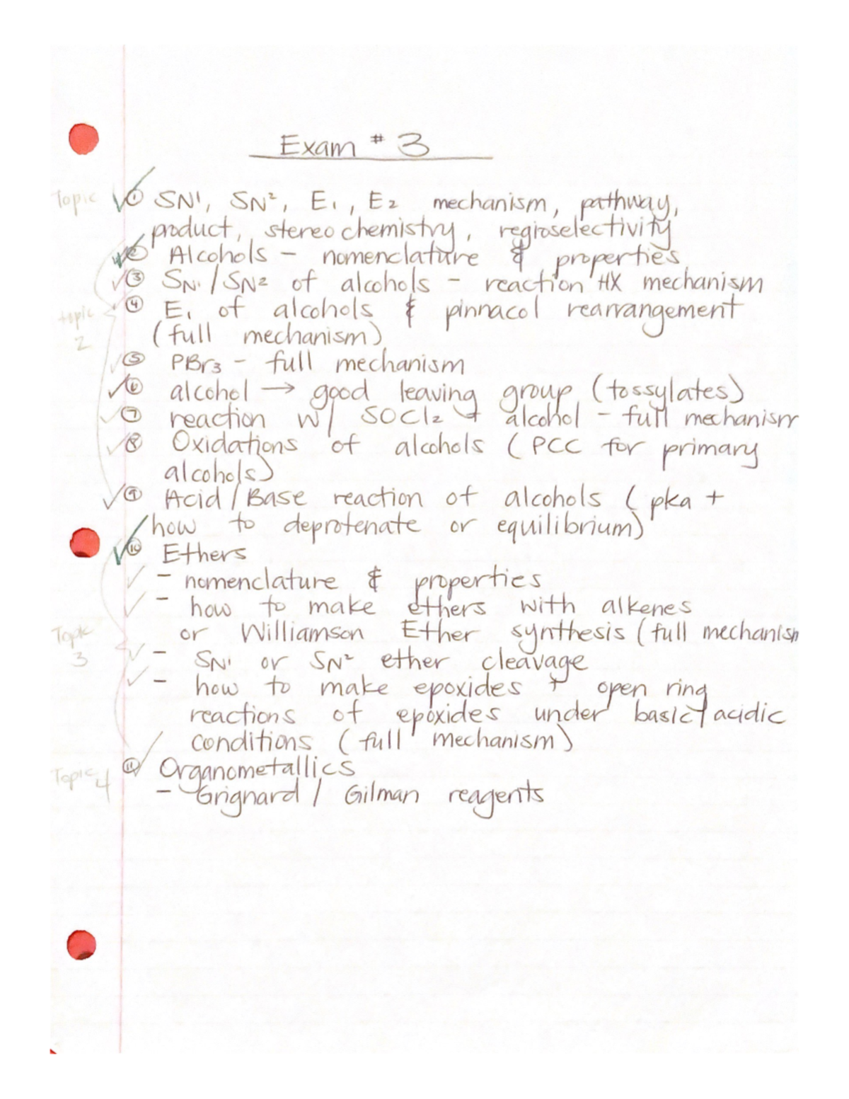 Alcohols - Lecture notes 1 - CHEM231 - Studocu