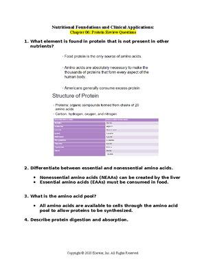 Nutrition Chapter 3 - Notes - Nutritional Foundations and Clinical ...