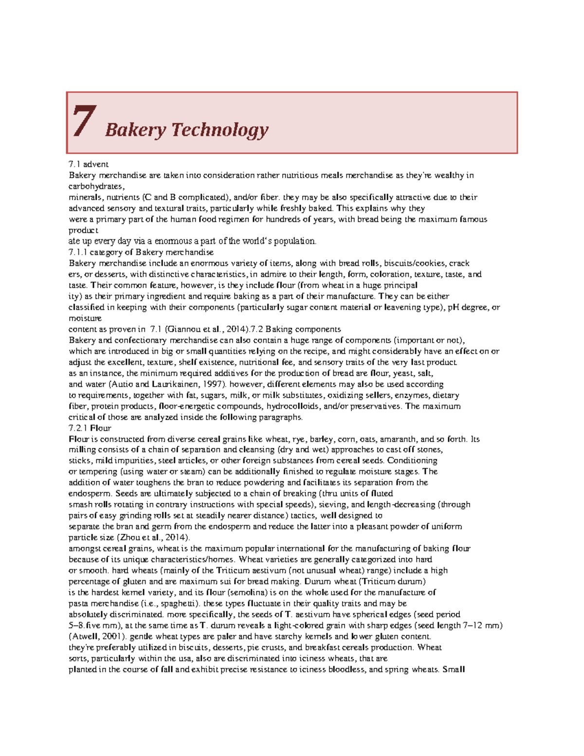 7 Bakery Technology - Hey friends This thread contains quality notes ...