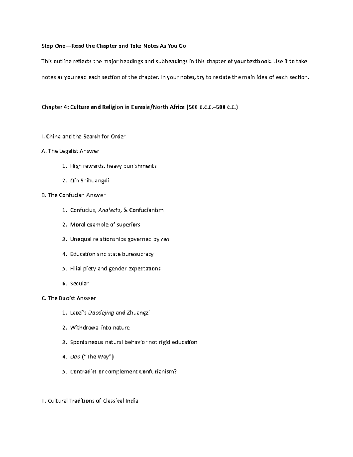 Strayer 2e osg chapter 04 outline - Step One—Read the Chapter and Take ...