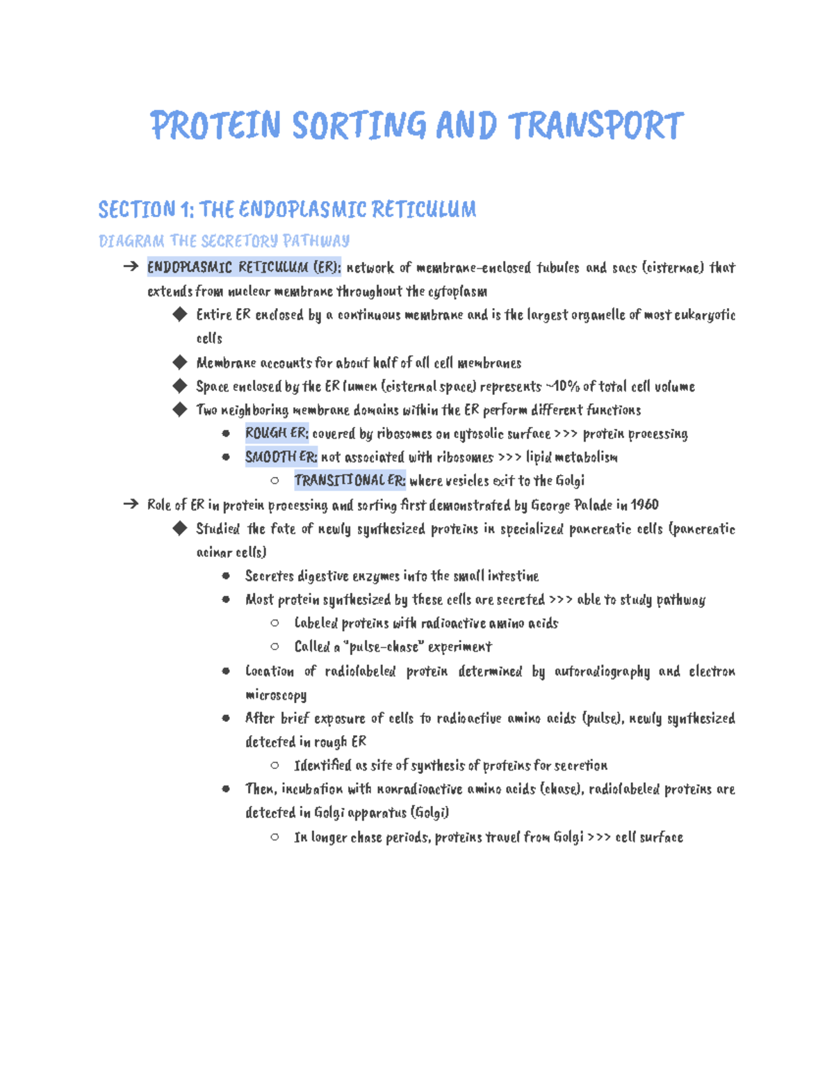 Chapter 12 - Protein Sorting and Transport - PòOçďāN îOñTĂćą äNđ ...