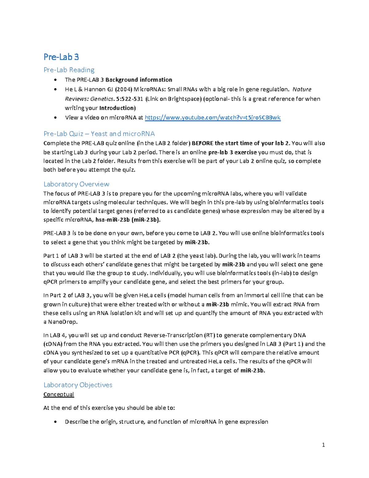 NEW mi RDB Lab 3 pre-lab assignment W18 - Pre-Lab 3 Pre-Lab Reading • • • The PRE-LAB 3 ...