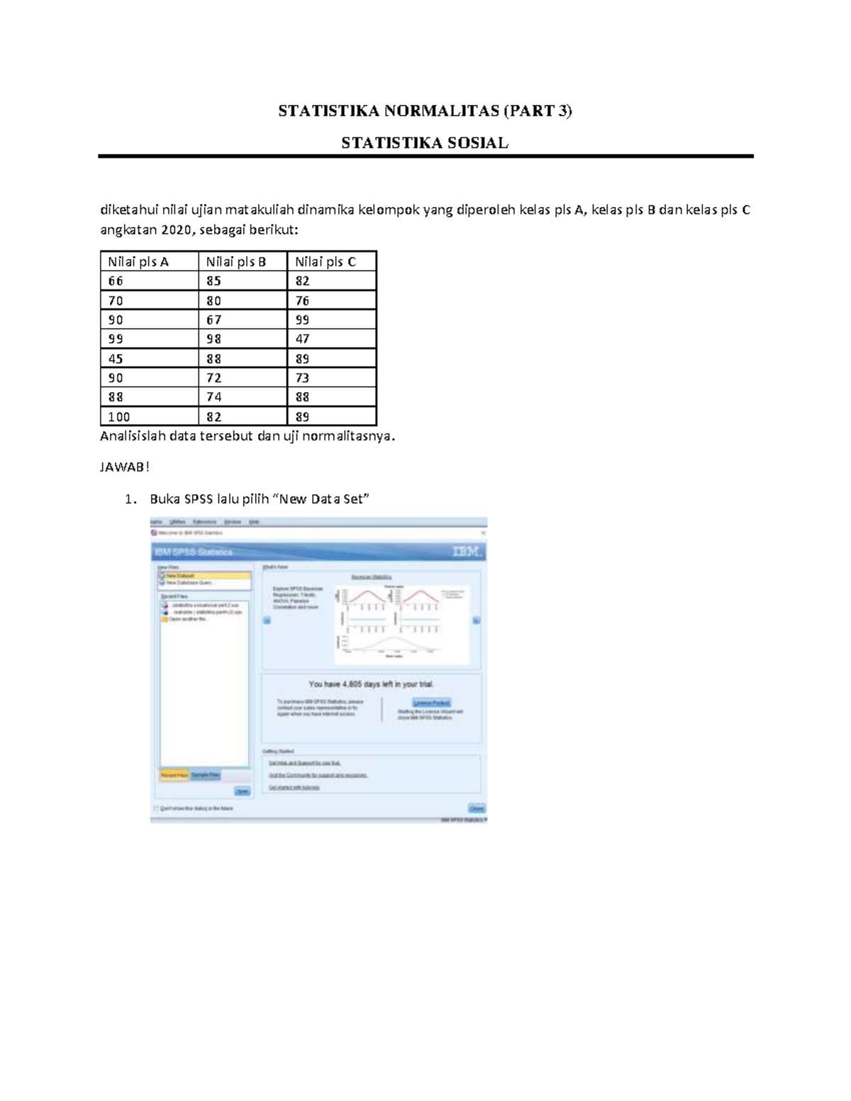 Statistika Normalitas (PART 3) - STATISTIKA NORMALITAS (PART 3 ...