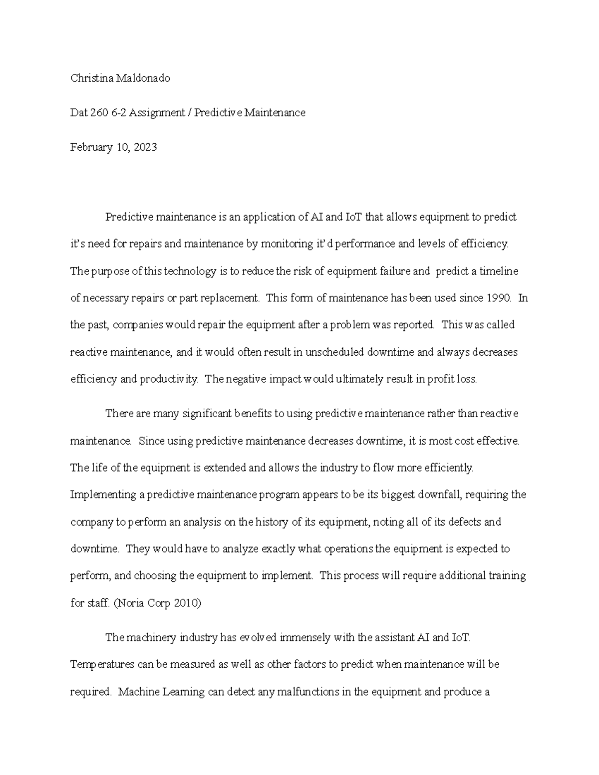 Dat 260 Mod 6 Assignment - Christina Maldonado Dat 260 6-2 Assignment ...