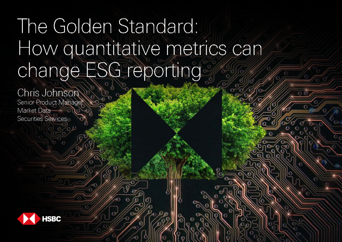 The golden standard esg reporting - The Golden Standard: How ...