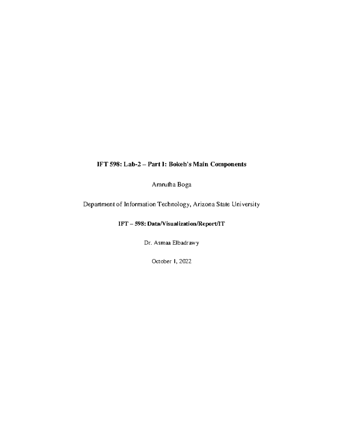 Lab 3 Bokehs Main Components Ift 598 Lab 2 Part I Bokehs Main Components Amrutha Boga 4959