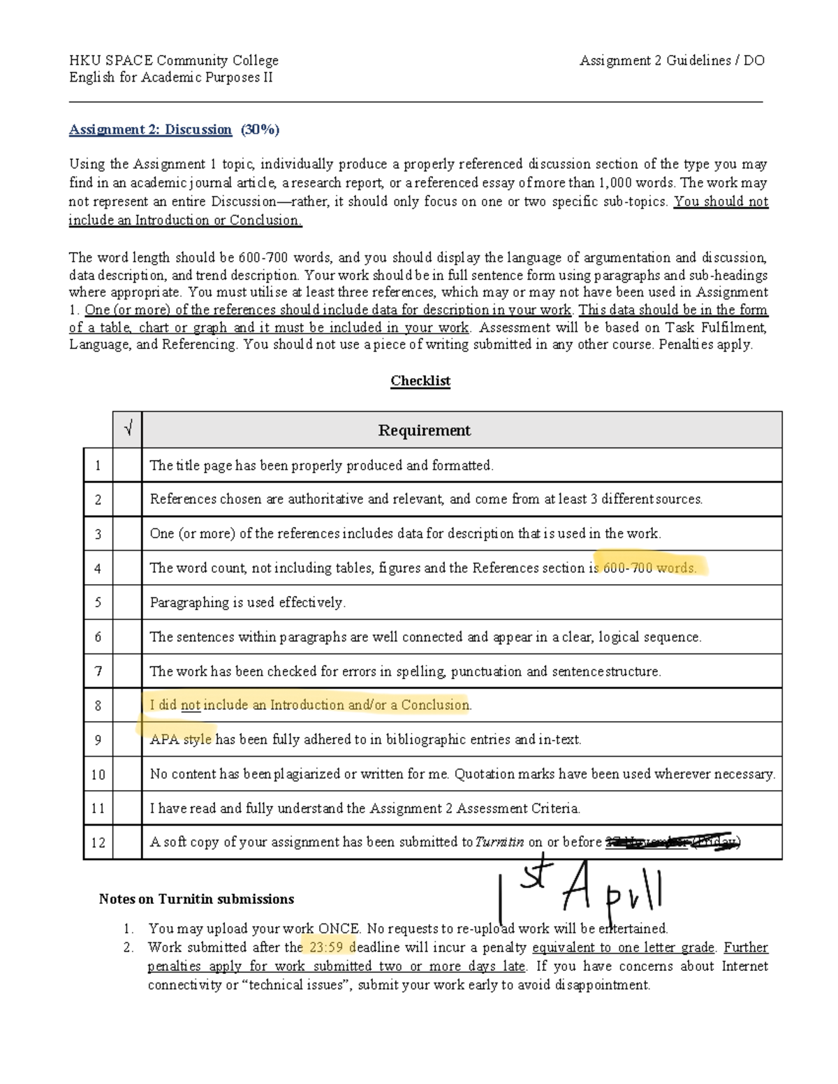 Assignment 2 Guidelines hsggshh - HKU SPACE Community College ...