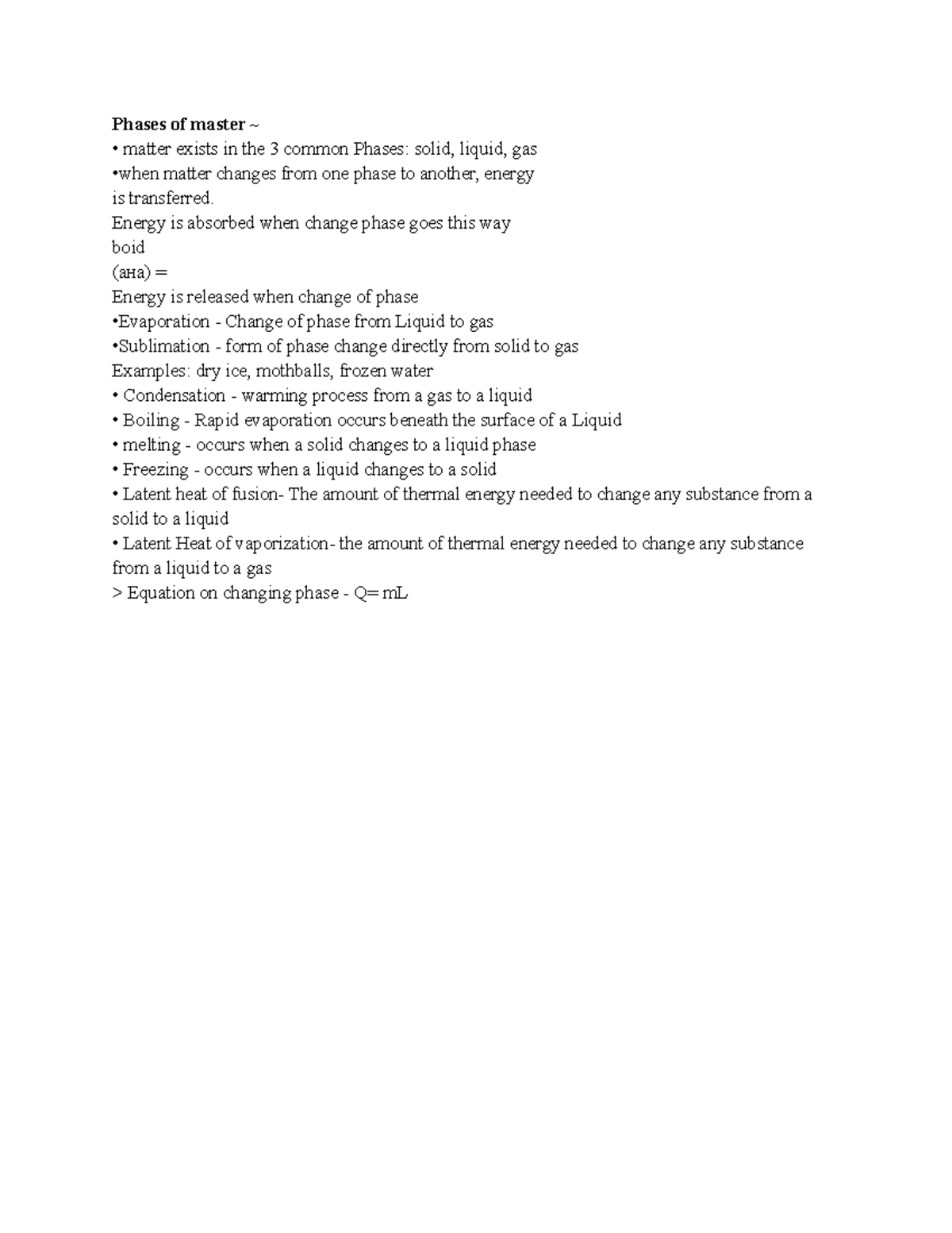 Phases of Matter - Phases of master ~ matter exists in the 3 common ...